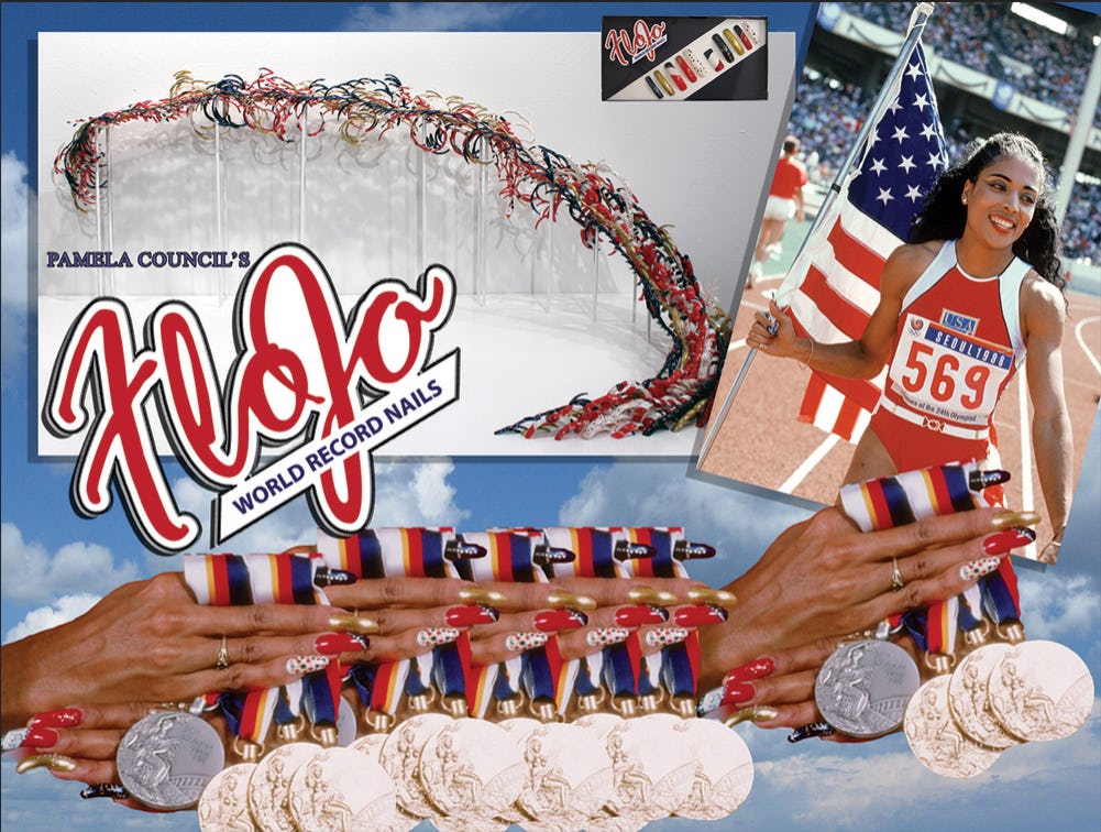 Pamela Council Brings Flo-Jo's World Record Nails To Studio Museum, And ...