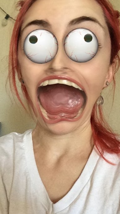 Snapchat's New 'Lenses' Feature Lets You Puke Rainbows And So Much More