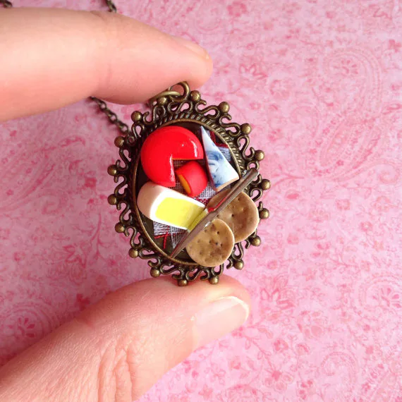 These Cheese Plate Necklaces Are Too Cheese Chic For This World — PHOTOS