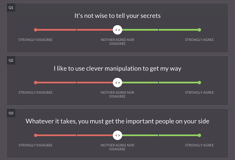 This Dark Triad Personality Test Will Tell You What Your Terrified ...