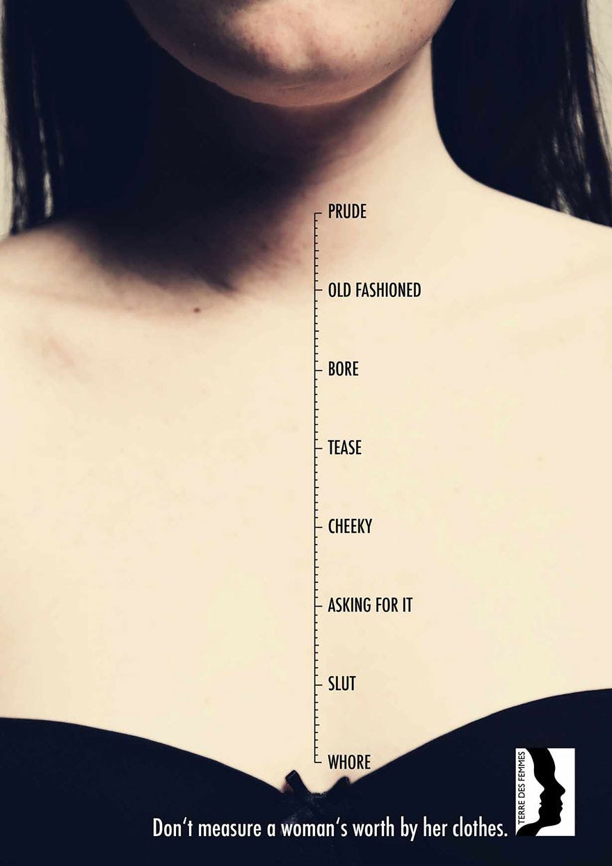 These Powerful Ads Depicting Women's Bodies By "Terre Des Femmes" Make ...
