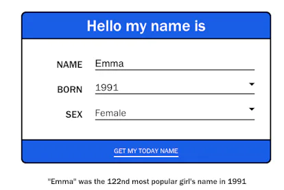 Find Out What Your Name Would Be Today With This Baby Name Calculator ...