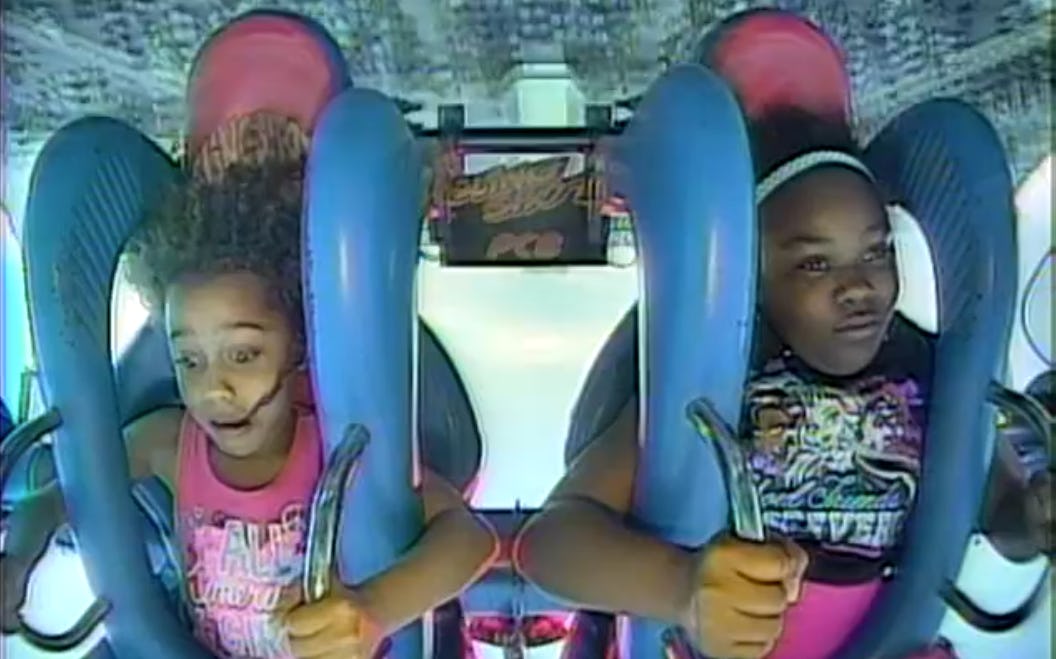 Two Girls Lose Their Minds On The Slingshot Ride, And They Are Our New ...