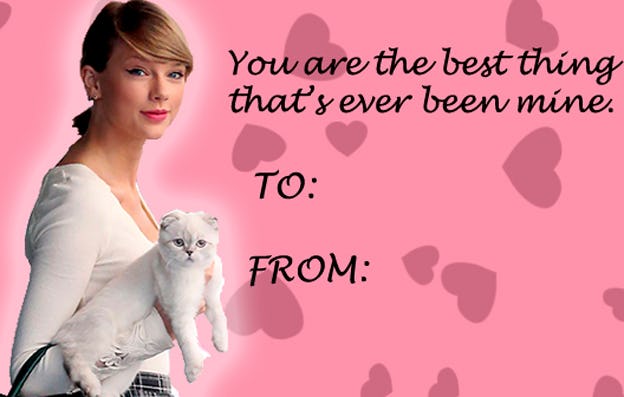 8 Taylor Swift Valentines For Your New Single Life, Because She Understands