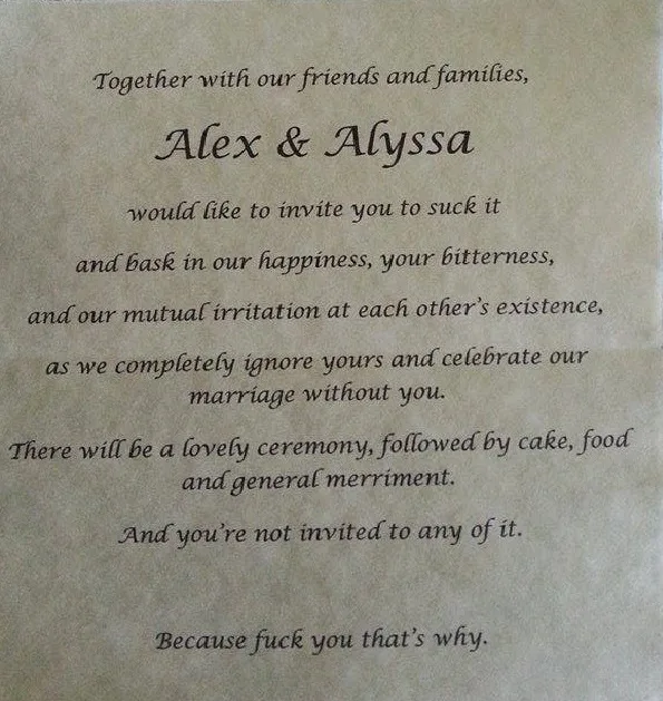 Abusive Parents Try to Bully Their Way Into A Wedding Invitation, What ...