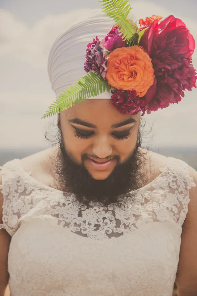 Activist Harnaam Kaur's "Lady Beard" Redefines Bridal Beauty & Provides ...