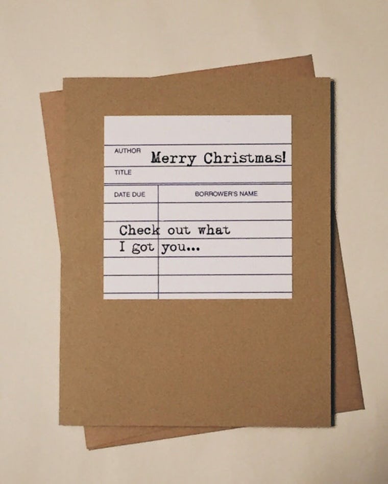 13 Holiday Cards For Book-Lovers Who Love Reading During The Holidays