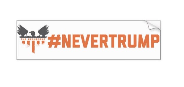 How To Get A "Never Trump" Sticker Of Your Own To Show Who You (Don't ...