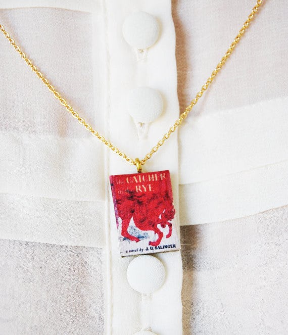 These Adorable Book Necklaces Let You Wear Your Library Around Your ...