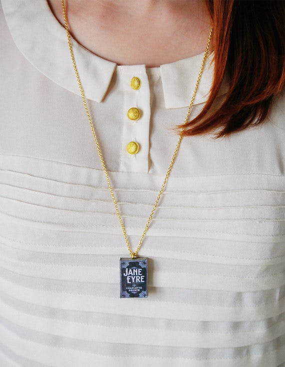 These Adorable Book Necklaces Let You Wear Your Library Around Your ...