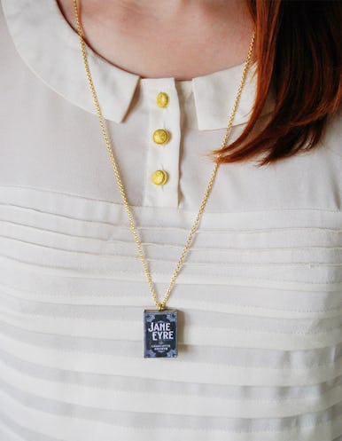 These Adorable Book Necklaces Let You Wear Your Library Around Your ...