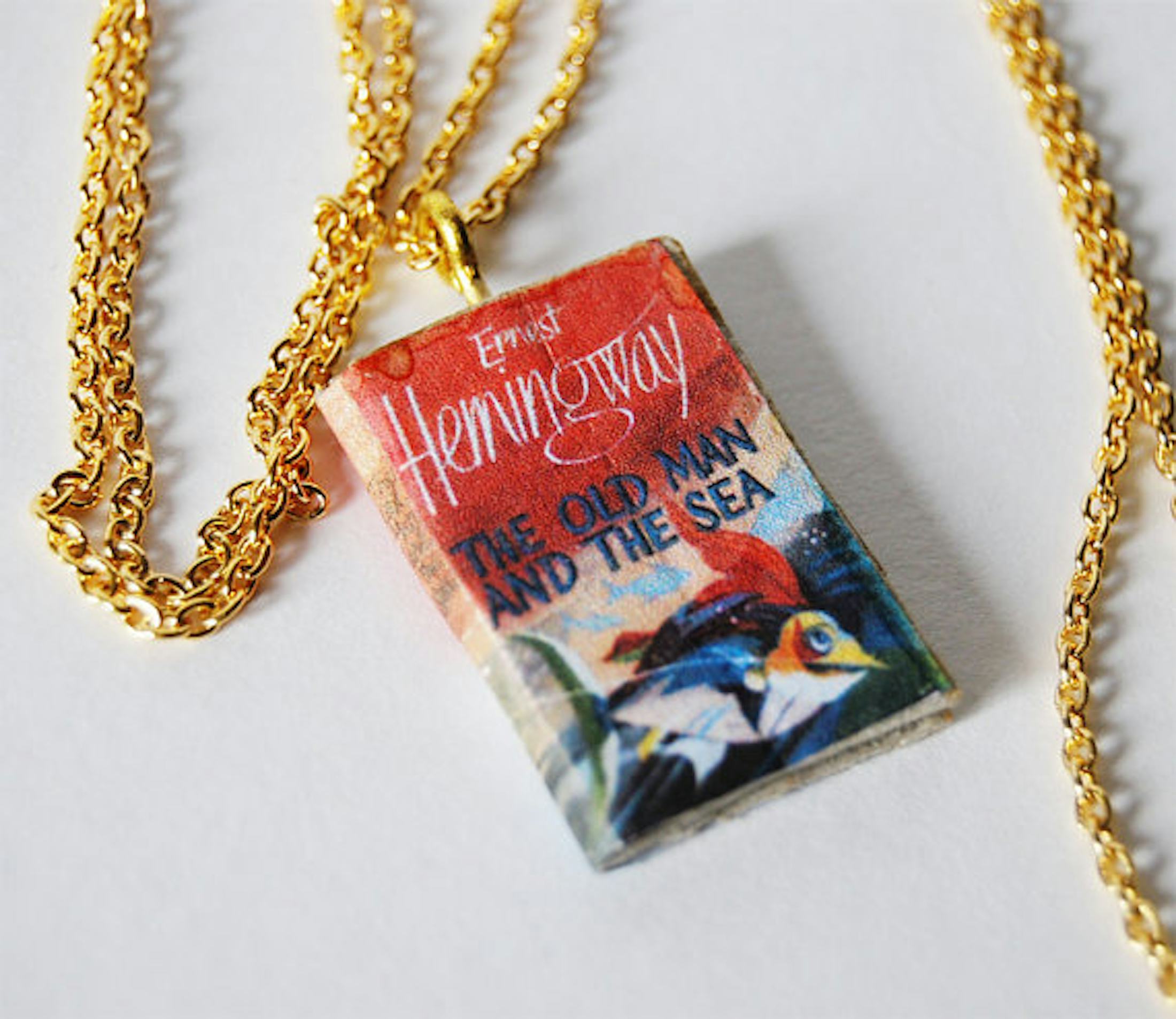 These Adorable Book Necklaces Let You Wear Your Library Around Your ...
