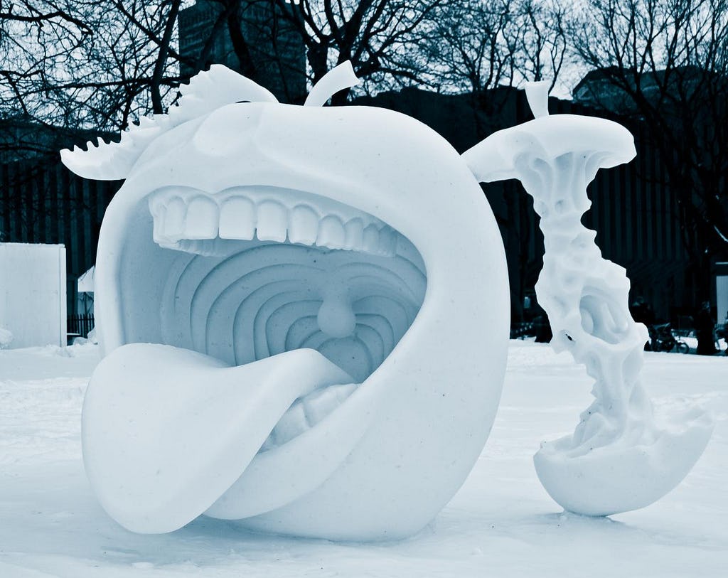 12 Wildly Impressive Snow Sculptures, Because All That Messy, Gray ...