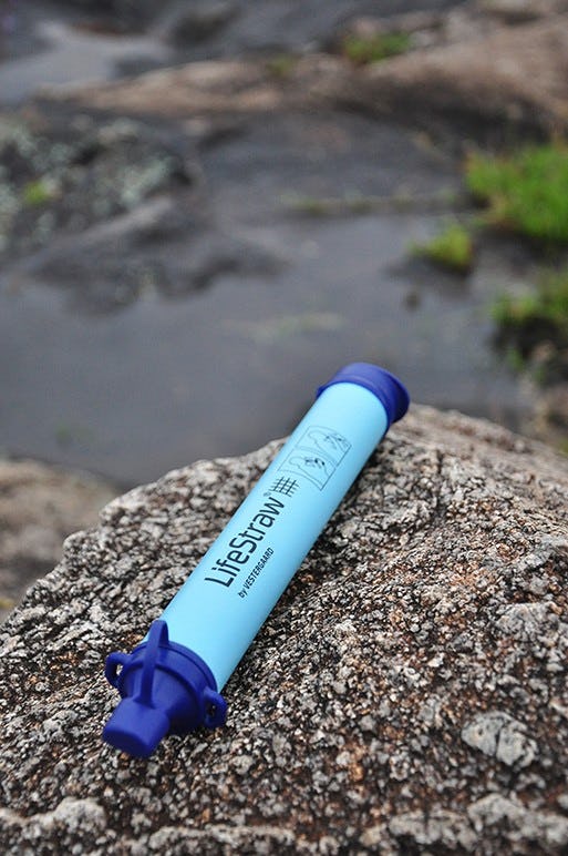 This Straw Purifies Water As A Person Drinks It, And It Has The ...