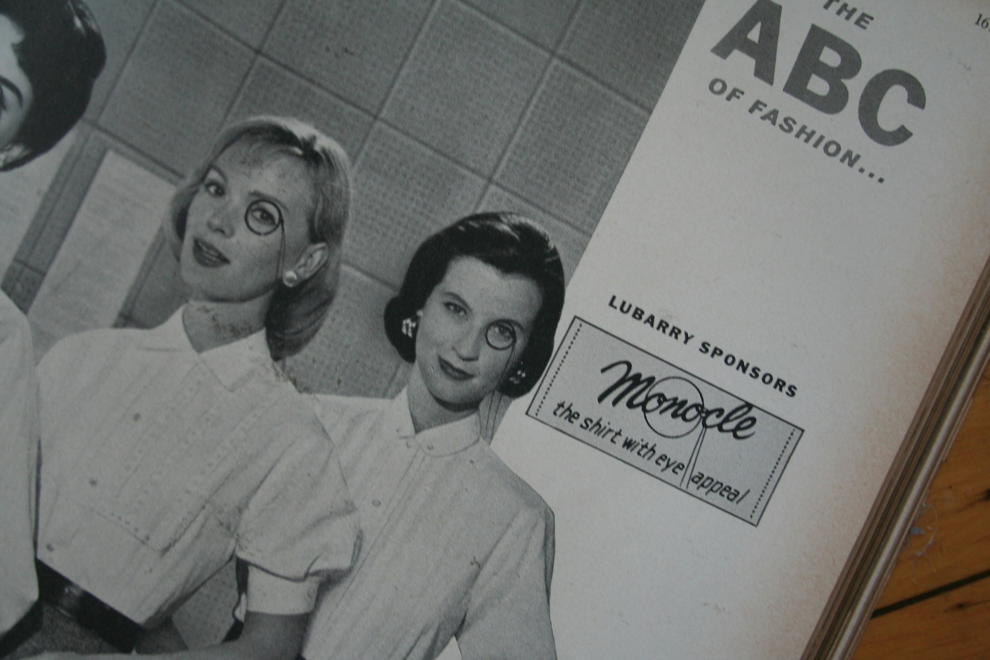 15 Life Lessons from my 1956 'Mademoiselle': Wear Monocles, Avoid ...