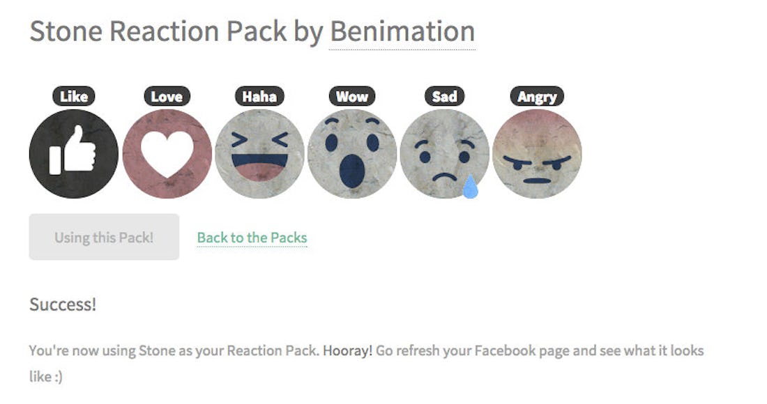 Facebook Reactions Packs Give You More Ways To Express Yourself On Your ...