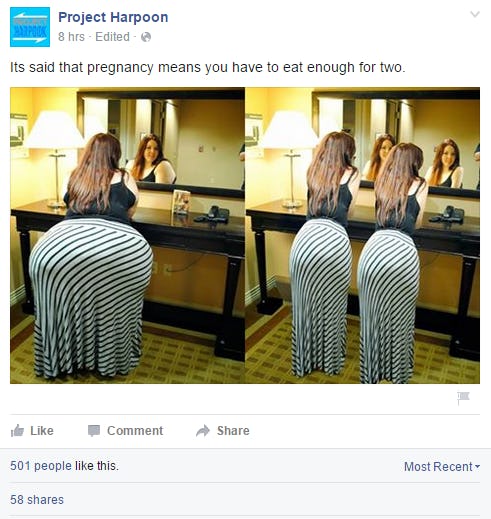 How Project Harpoon Justifies Photoshopping Plus Size Women To Make ...