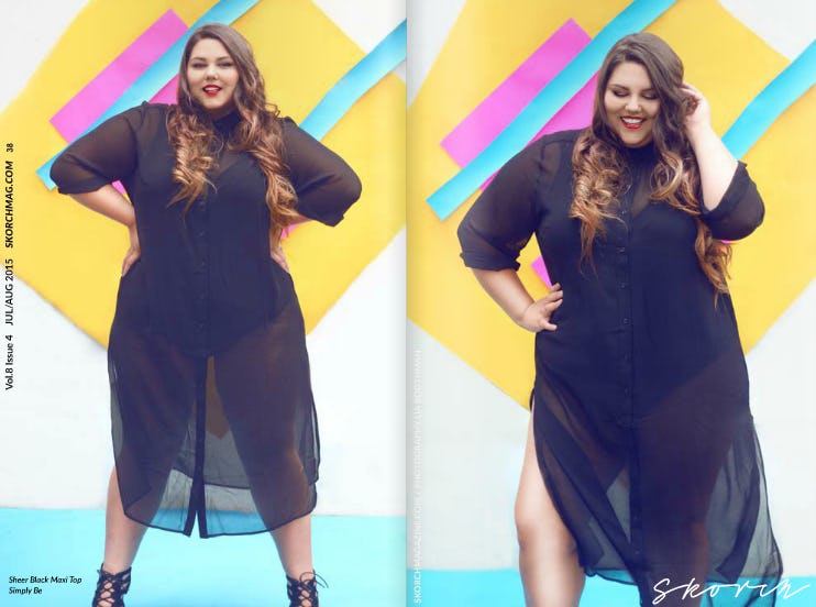 'SKORCH Magazine' Features Plus Size Bloggers Callie Thorpe, Georgina ...