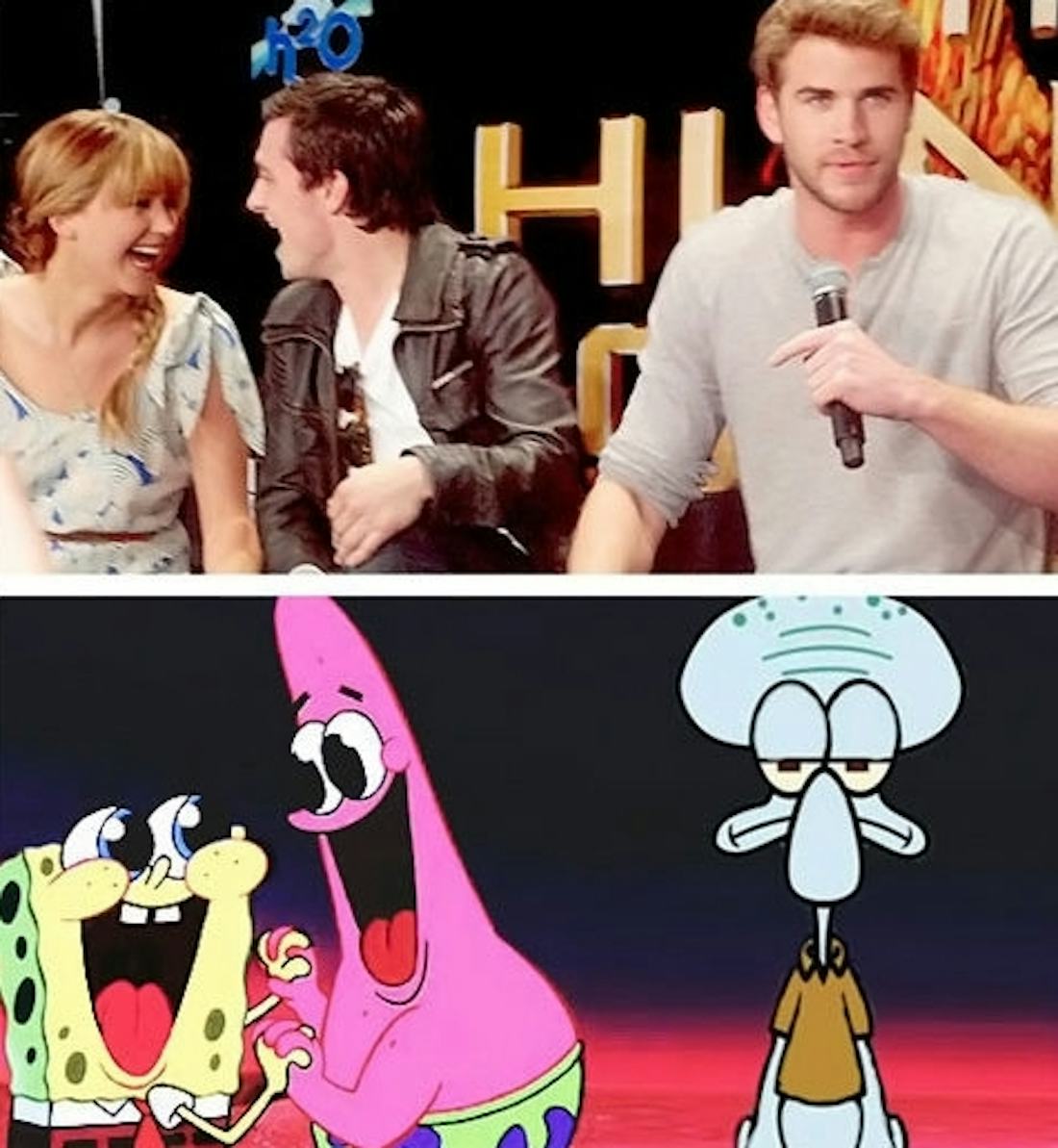 If 'Hunger Games' Actors Were 'SpongeBob' Characters, Because The ...