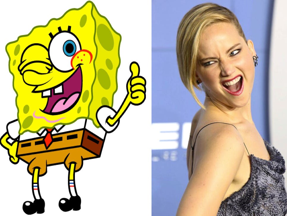 If 'Hunger Games' Actors Were 'SpongeBob' Characters, Because The ...