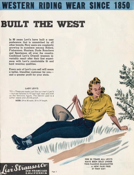 The History of Jeans, From Gold Diggers To Good Americans