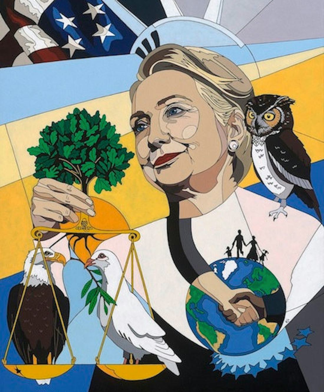 The Best "Hillary For President" Campaign Art, Because Her Running In ...