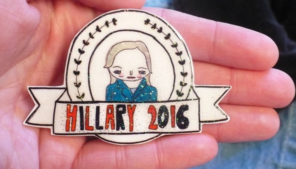 The Best "Hillary For President" Campaign Art, Because Her Running In ...