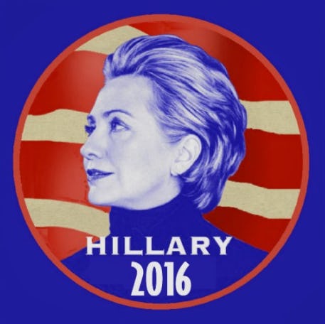 The Best "Hillary For President" Campaign Art, Because Her Running In ...