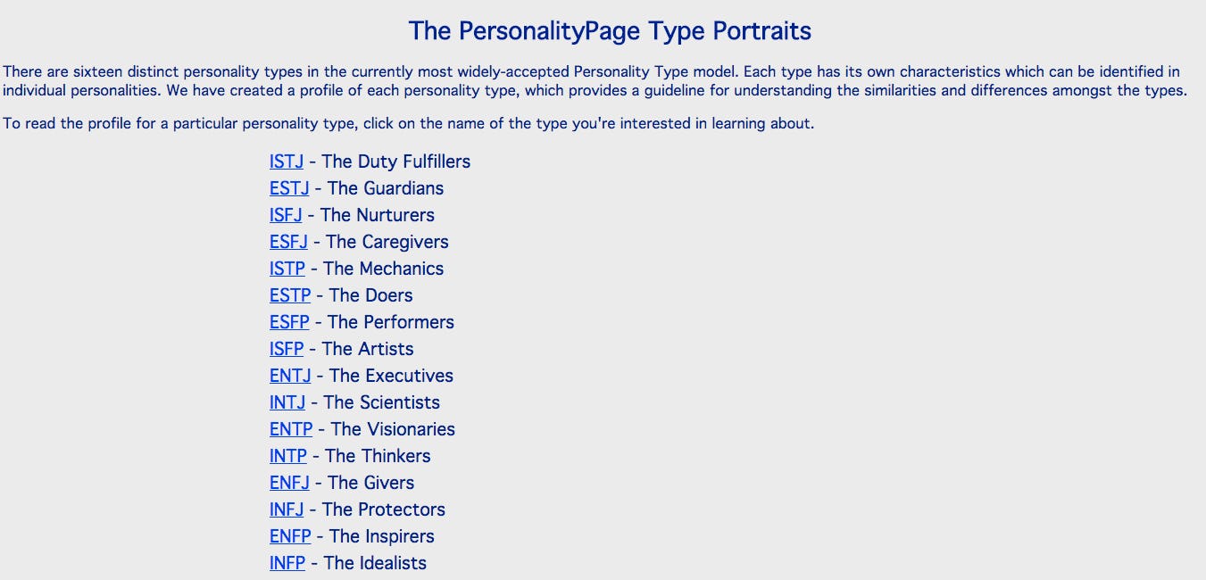 The ONE Online Personality Test You Need To Take