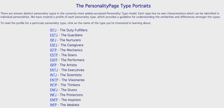 The ONE Online Personality Test You Need To Take