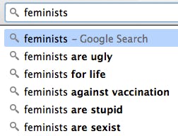 5 Disturbing Things Our Google Searches Reveal About Gender Norms