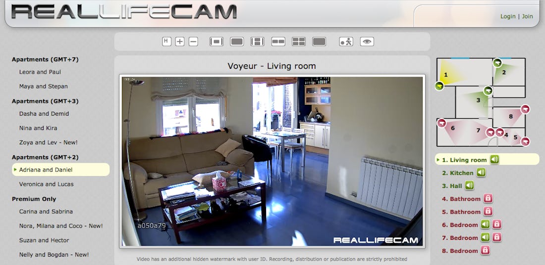 RealLifeCam Lets You Peer In On 10 Couples' Lives, Because The Internet ...