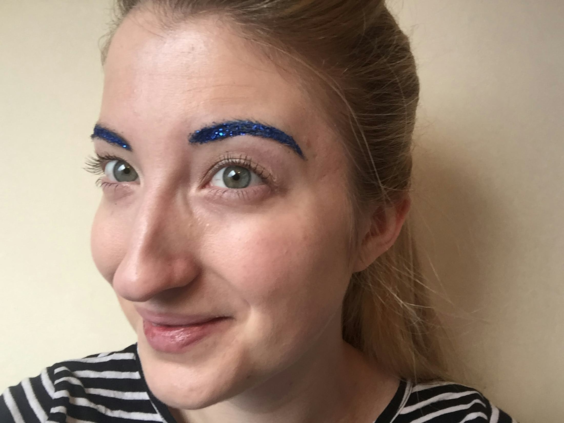 I Tried Glitter Eyebrows To See How The Look Functioned IRL