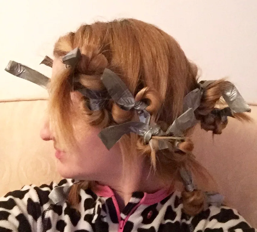 I Tried Curling My Hair With Duct Tape & It Actually Worked — PHOTOS