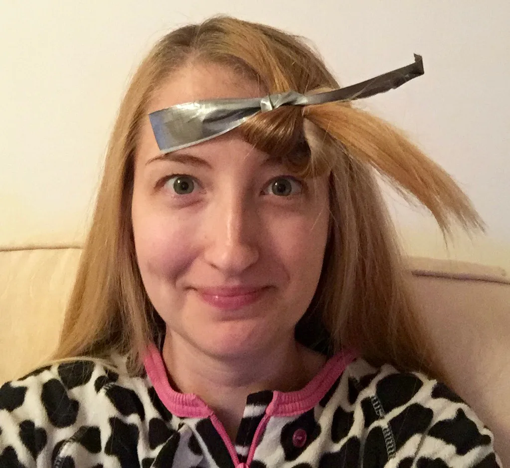 I Tried Curling My Hair With Duct Tape & It Actually Worked — PHOTOS