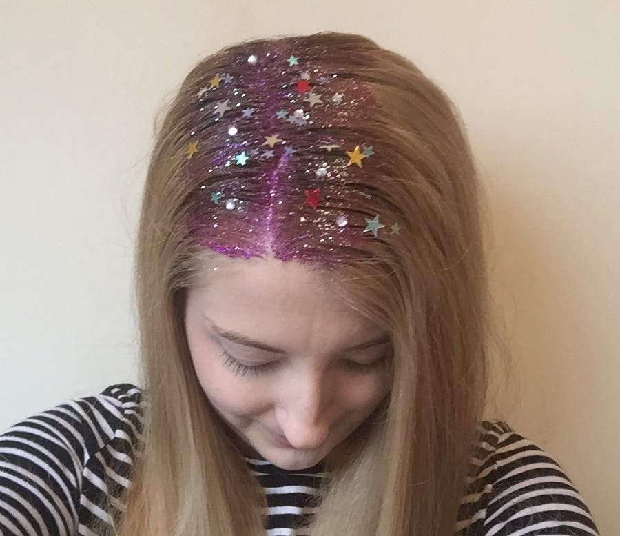 How To Get Glitter Roots To Sparkle Your Way Through The Holidays — PHOTOS