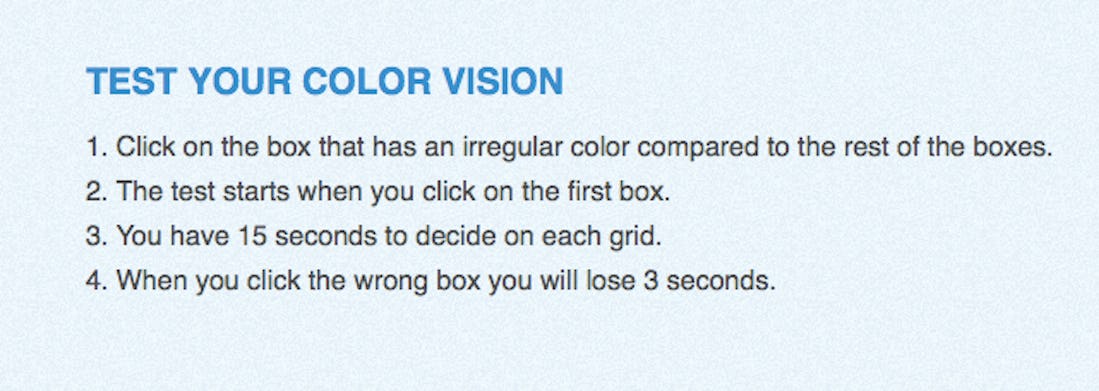 How Color Sensitive Are You? This Online Test Might Tell You