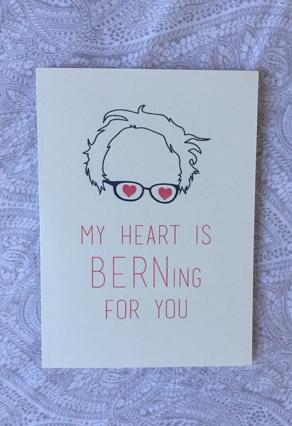 17 Bernie Sanders Valentine's Day Gifts For Anyone Who's Feeling That ...