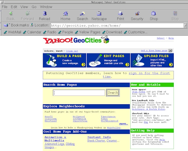 Oldweb.Today Lets You Surf The Web '90s-Style, So Here's What 7 Old ...