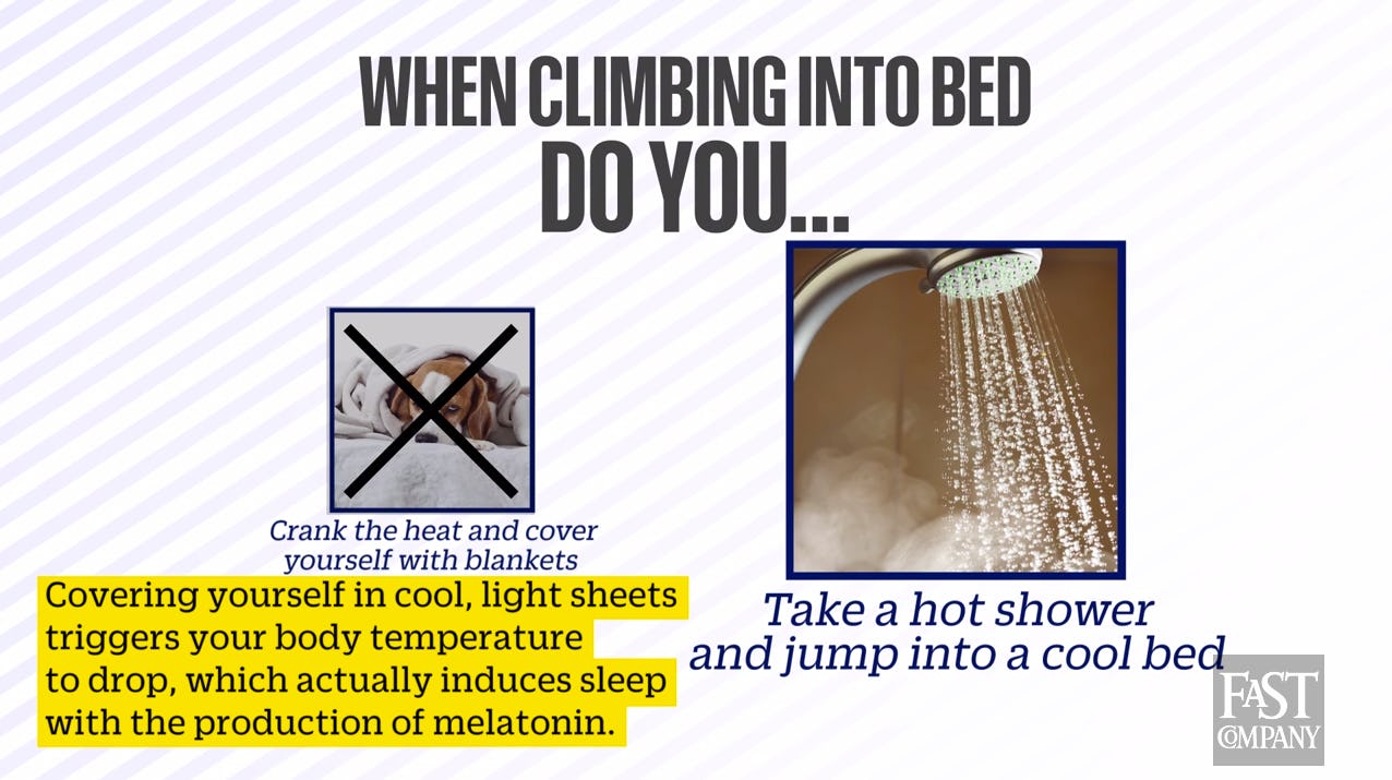 Are You Ruining Your Good Night's Sleep? Fast Company's Video Might ...