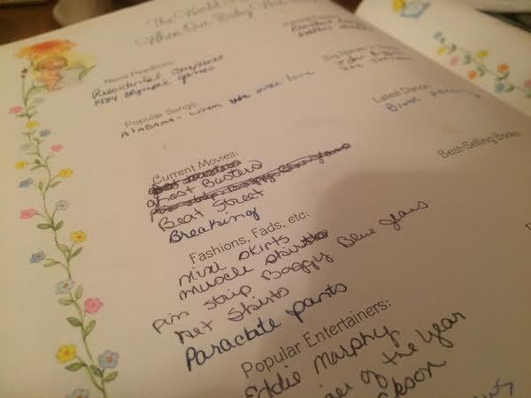 5 Fashion Trends From 1984 (As Noted In An Enlightening List In My Baby ...