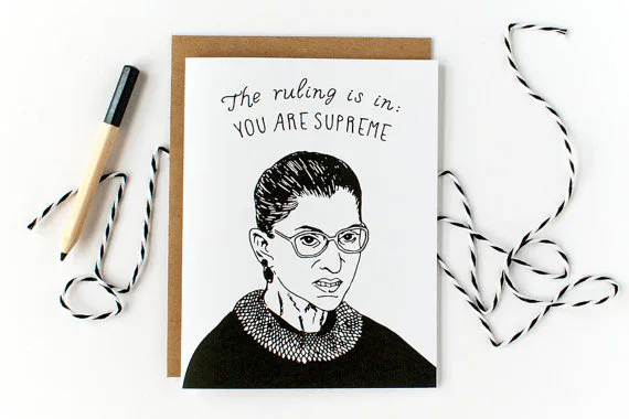 Ruth Bader Ginsburg's Thank-You Note To The Woman Who Made Her A Lace ...