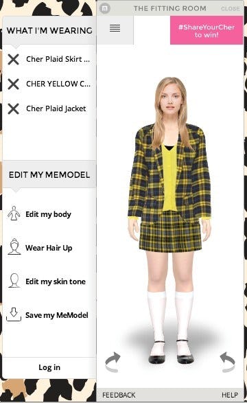Cher's Virtual Wardrobe From 'Clueless' Now Exists, And We Are Like ...