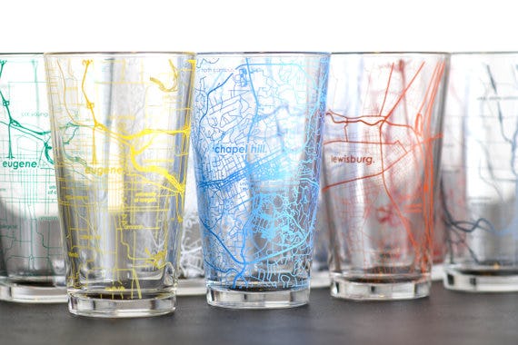 Glasses With Your College Town Map On Them Will Give You All The Overly ...