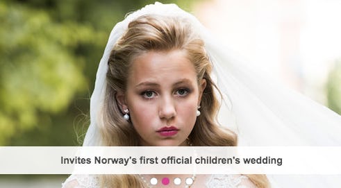 Norway's Anti-Child Bride Campaign Urges You To #StoppBryllupet — Stop ...