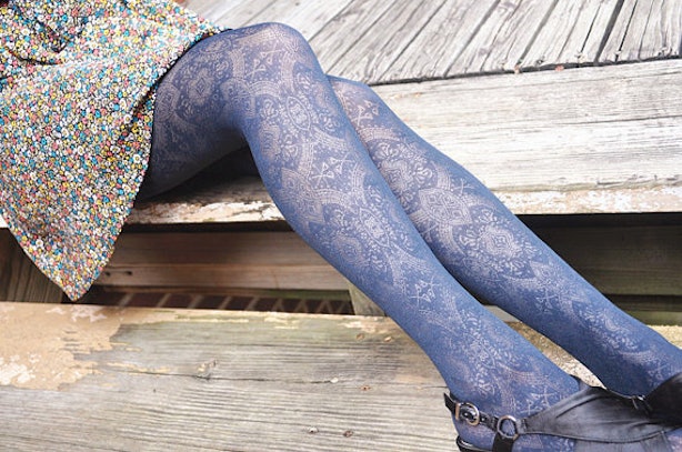 11 Embellished Tights For Fall Because Your Legs Deserve Some Fun Too