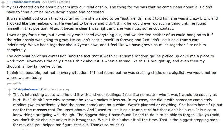 How To Make A Relationship Work After Someone Cheated, From People Who ...