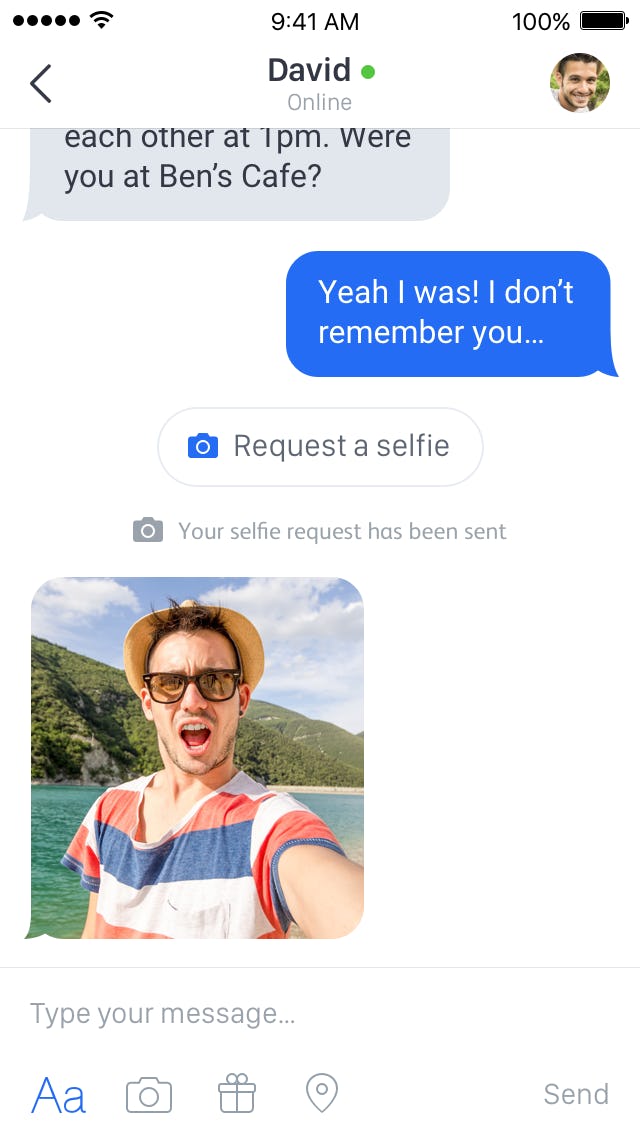 This "Selfie Request" Feature Is Going To Change The Online Dating Game