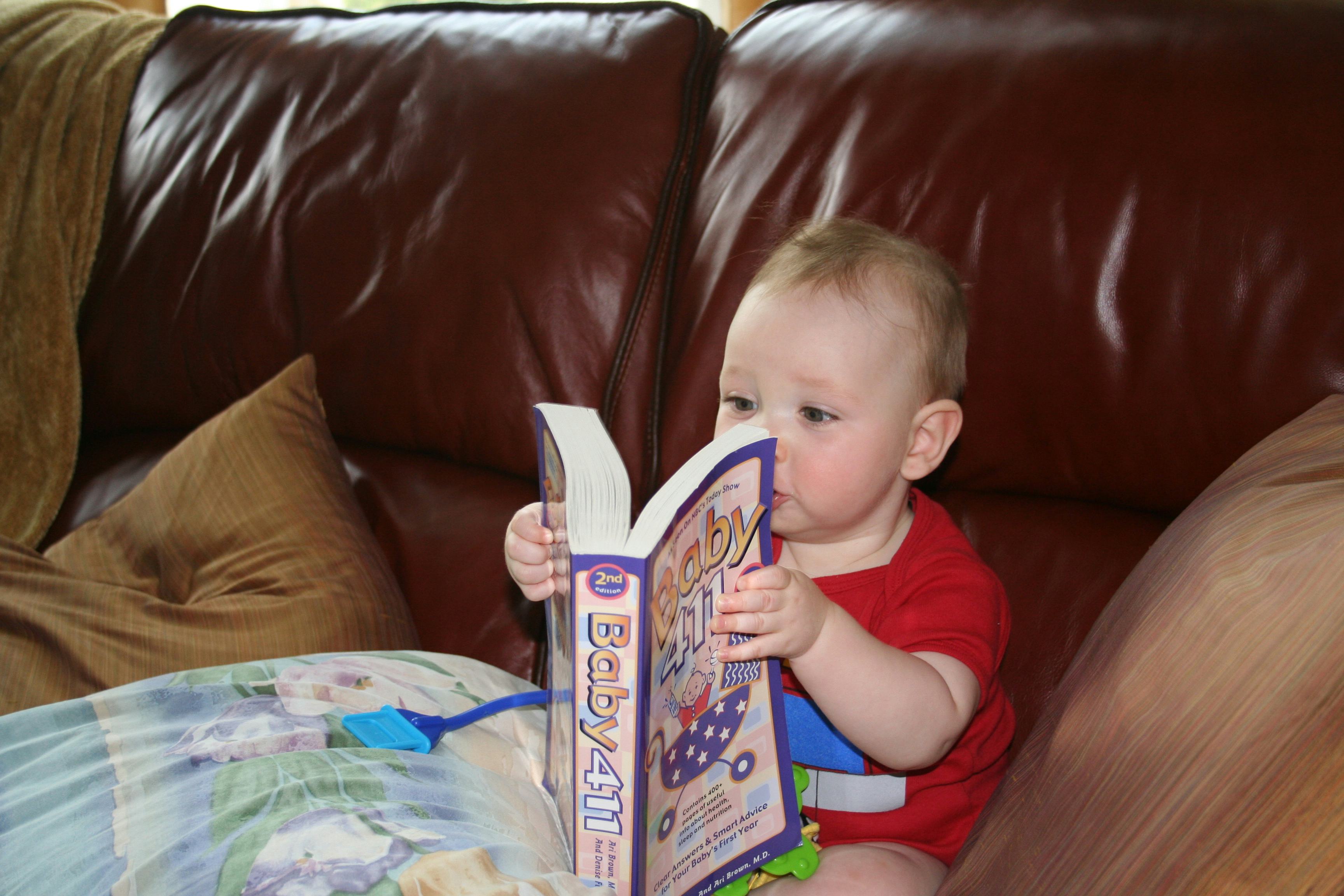 15 Adorable Photos Of Babies And Books