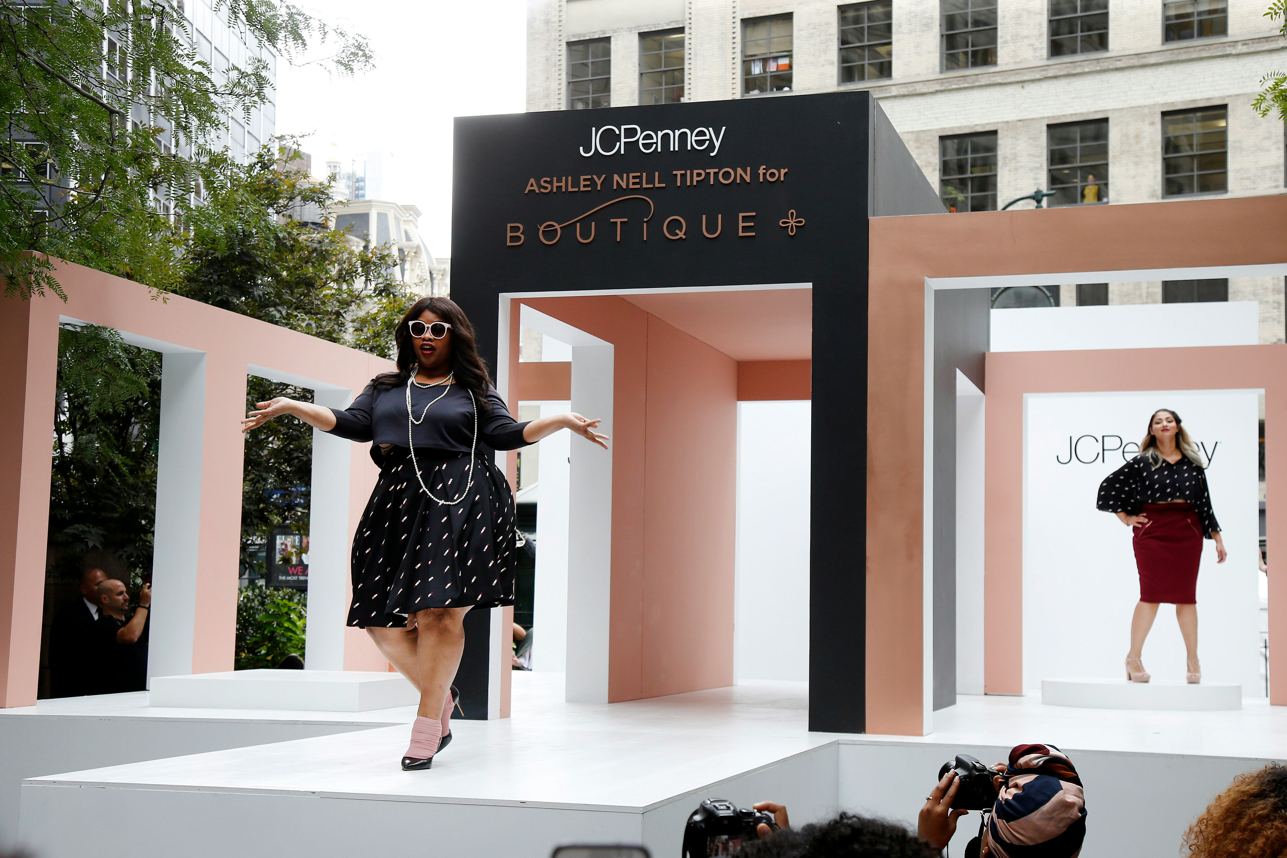 Ashley Nell Tipton of 'Project Runway' debuts her plus-size fashion ...